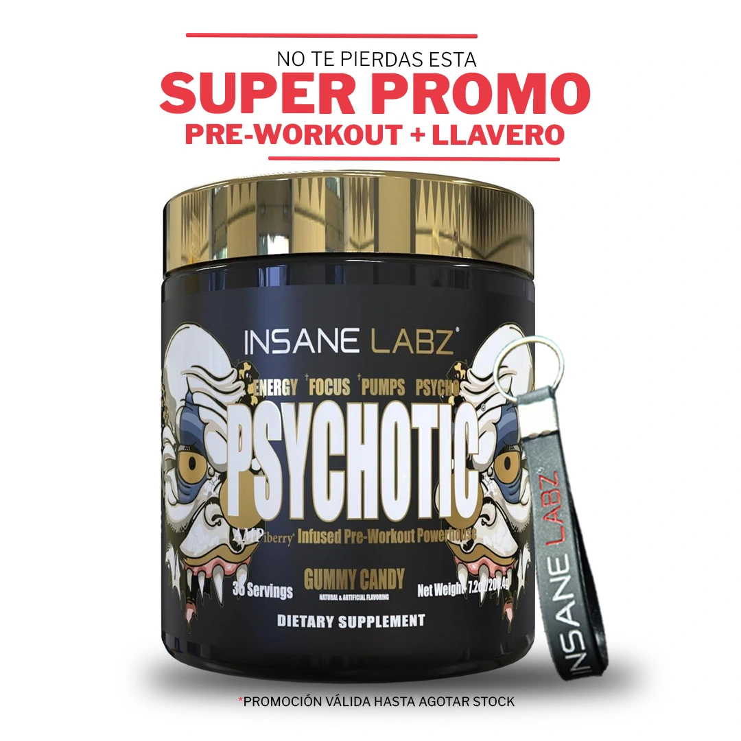 Psychotic Gold Pre-Entreno - Energía y Rendimiento Máximo | GYMBRO Perú ...